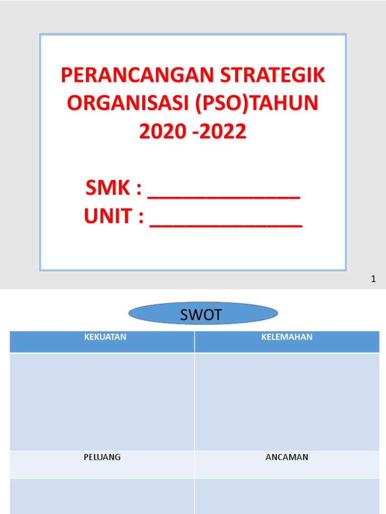 Pso Sekolah Tapak 2020 | PDF