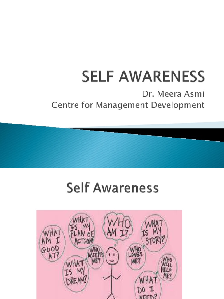 Ppt-Self Awareness | PDF | Self Awareness | Self