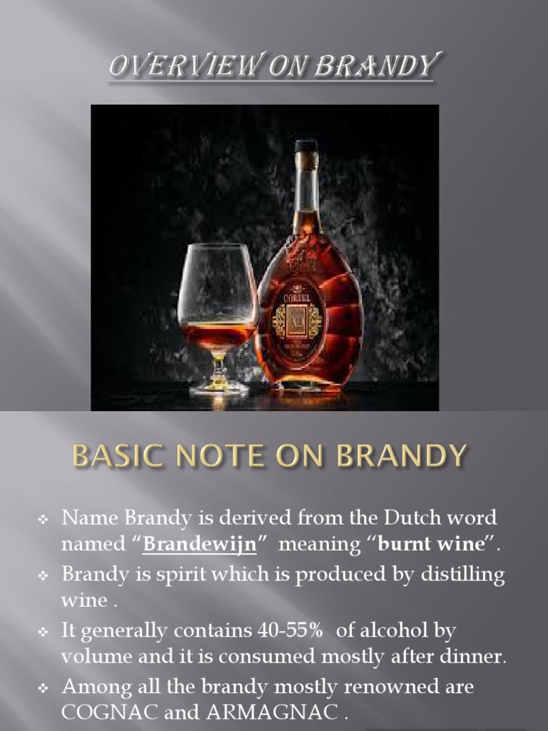 Brandy by Yutik and Mohit, Batch - 2018 To 2121 | PDF | Brandy | Alcohol