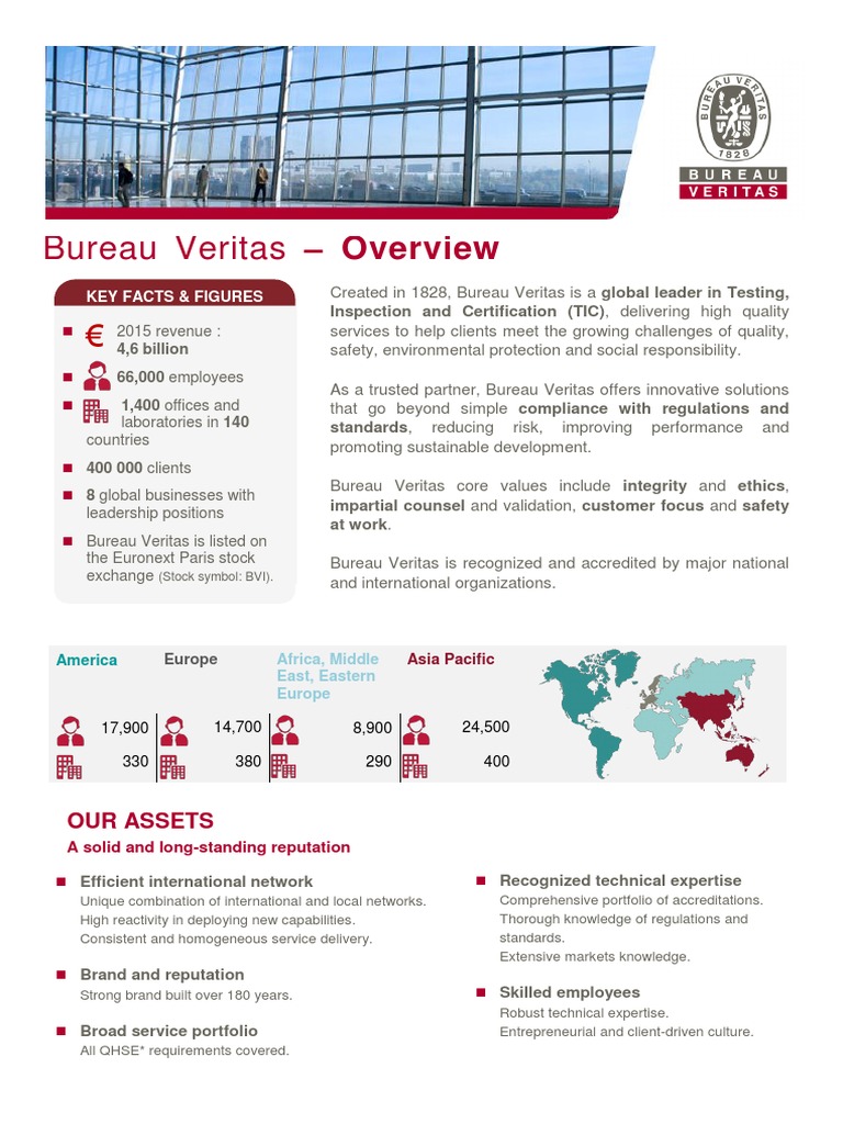 Bureau Veritas: Global TIC Leader Overview | PDF | Business | Economies