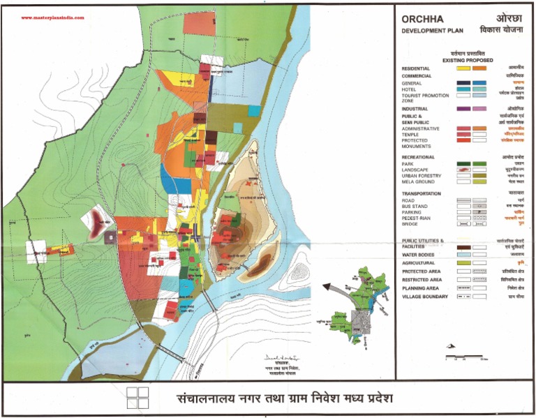 Orcha Development Plan Map | PDF
