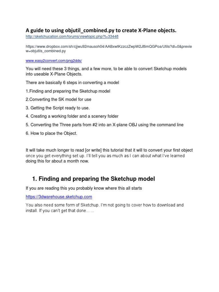Object Conversion | PDF | Directory (Computing) | 3 D Modeling