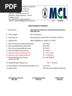 Handover Certificate Format for Construction | PDF | Technology ...