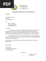 Request Letter To DPWH | PDF | Government | Philippines