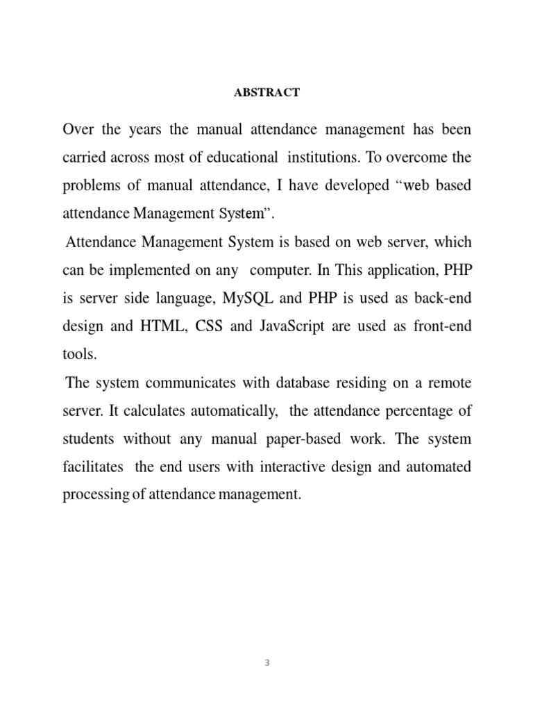 Attendance | PDF | Bootstrap (Front End Framework) | Php