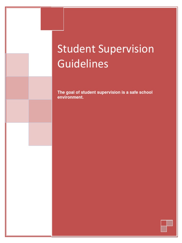 Student Supervision Guidelines | Download Free PDF | Playground | Relative Humidity