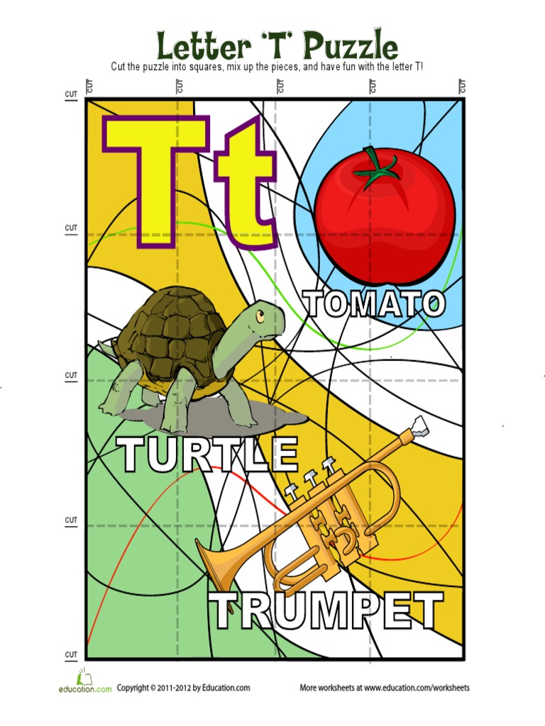Letter Puzzle T | PDF