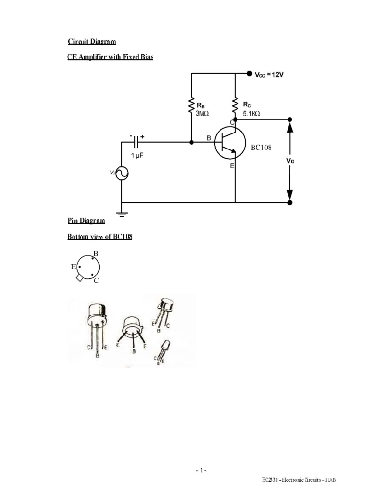 Lab Manual Obe - Ec | PDF | Electronic Circuits | Engineering