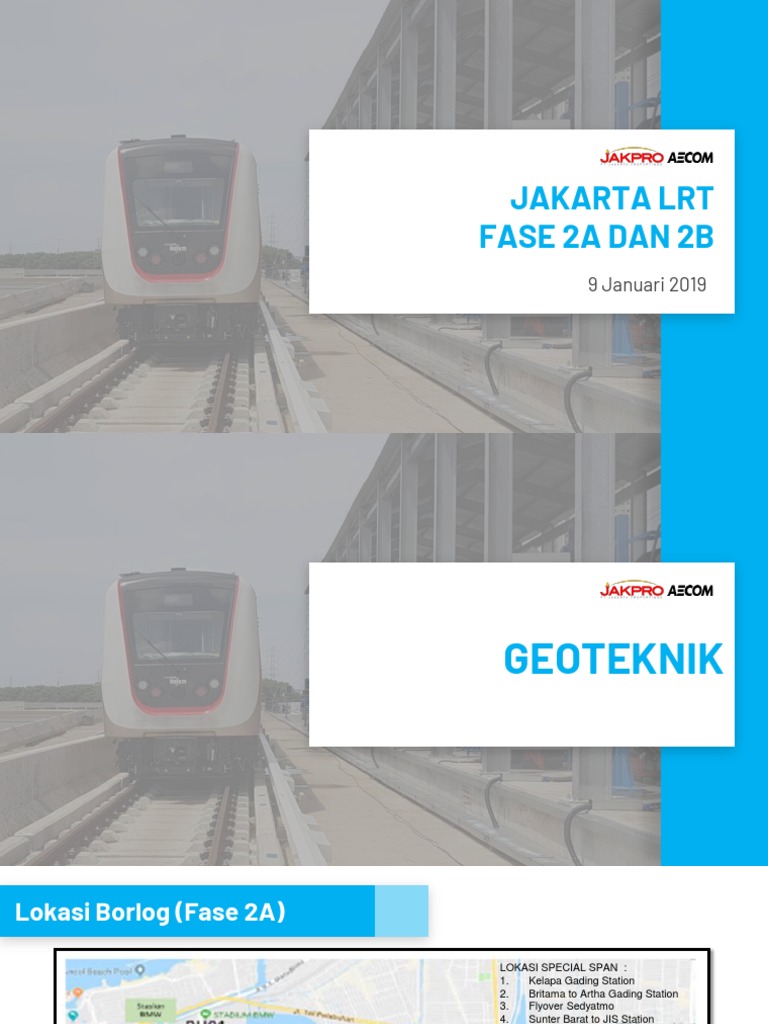 Pembangunan LRT Jakarta Fase 2A dan 2B | PDF