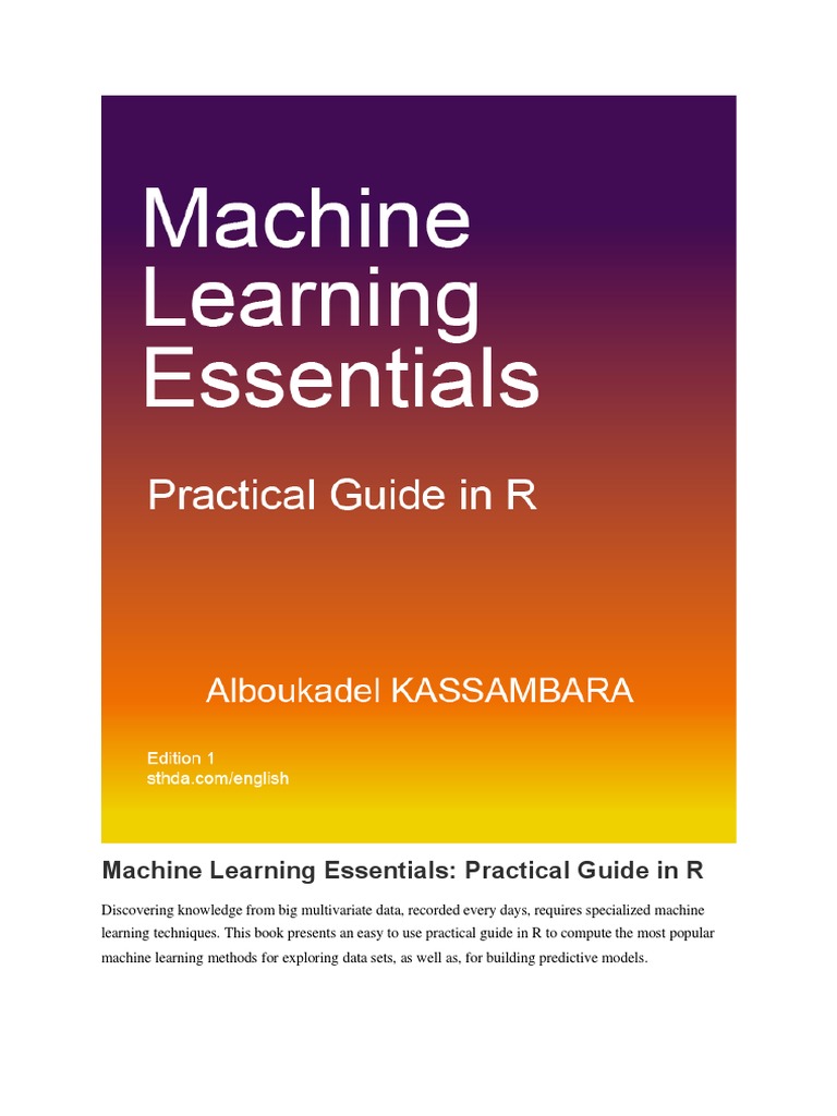 Machine Learning Essentials | PDF