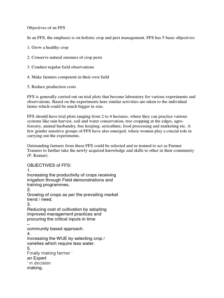 ACP Notes | PDF | Agriculture | Economies