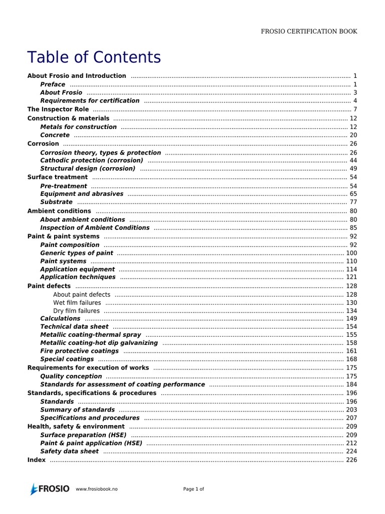 Frosio Certification Book Guide | PDF | Alloy | Steel