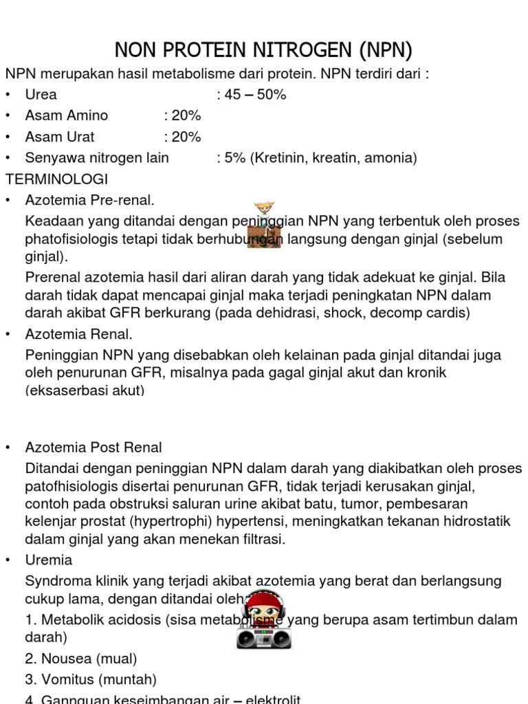 Non Protein Nitrogen (NPN) 1 | PDF