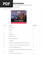 Area Qualification Protocol | PDF | Pressure Measurement | Calibration