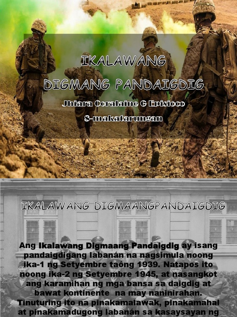 Ikalawang Digmaang Pandaigdig | PDF