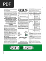 Ficha Tecnica Agrygent Plus 8 WP | PDF | Las bacterias | Biología