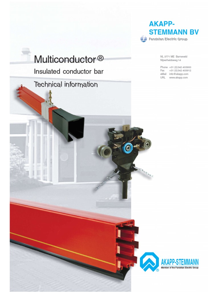 Akapp-Stemmann Cable Trolley GENERAL | PDF | Electrical Resistivity And ...