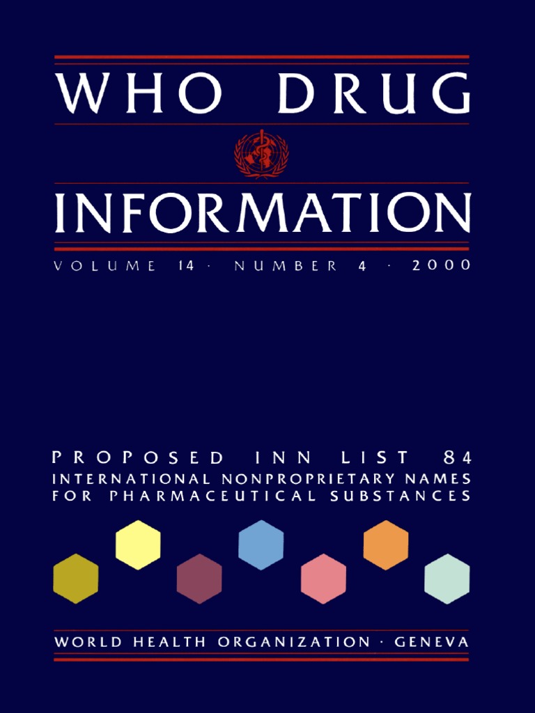2000-WHO Drug Information Vol. 14 - No. 4 PDF | PDF | Clinical Trial ...