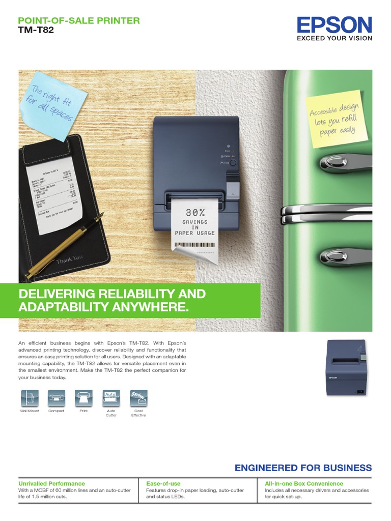 TM T82 PDF | PDF | Universal Product Code | Printer (Computing)