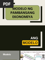Ikatlong Modelo NG Pambansang Ekonomiya | PDF