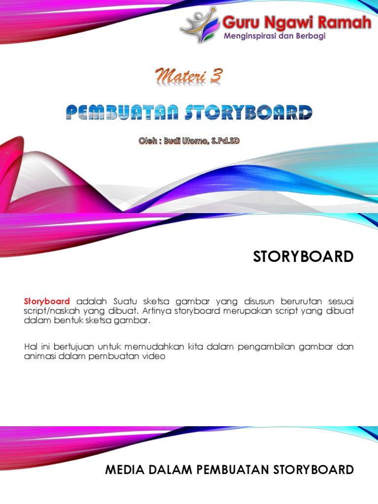 Pembuatan Storyboard | PDF