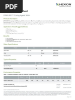 Technical Data Sheet: EPON™ Resin 828 | PDF | Epoxy | Chemistry