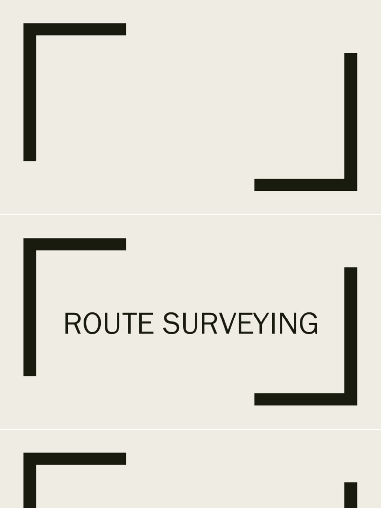 Route Surveying - Earthworks | PDF | Area | Latitude