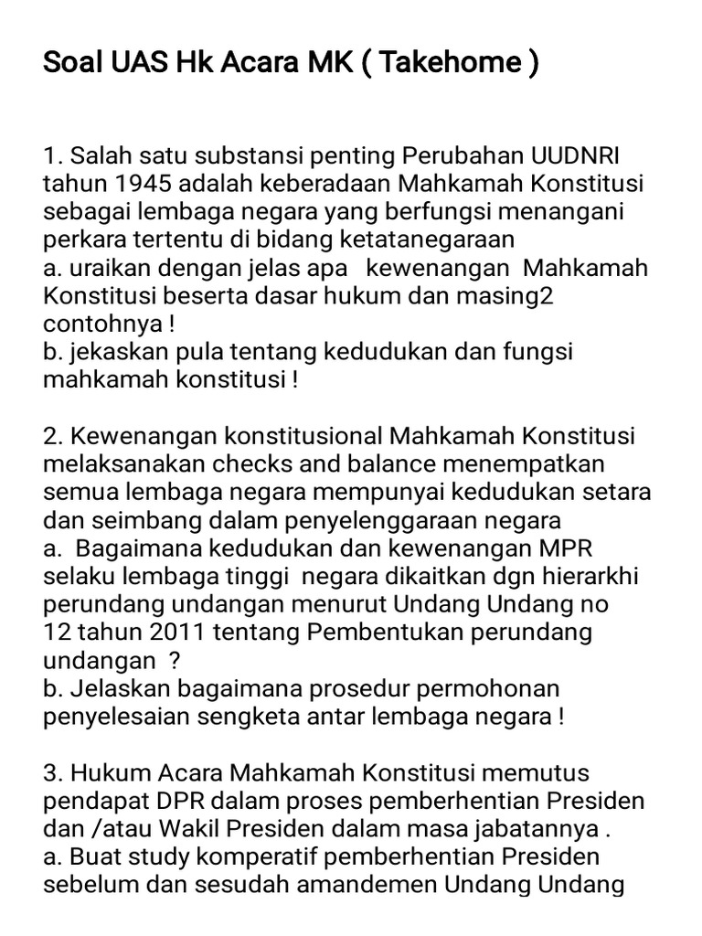 Soal MK | PDF