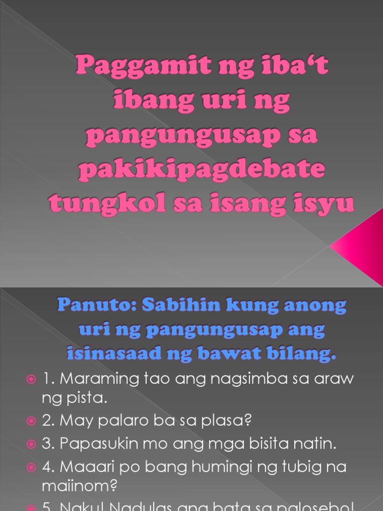 Filipino 5 | PDF