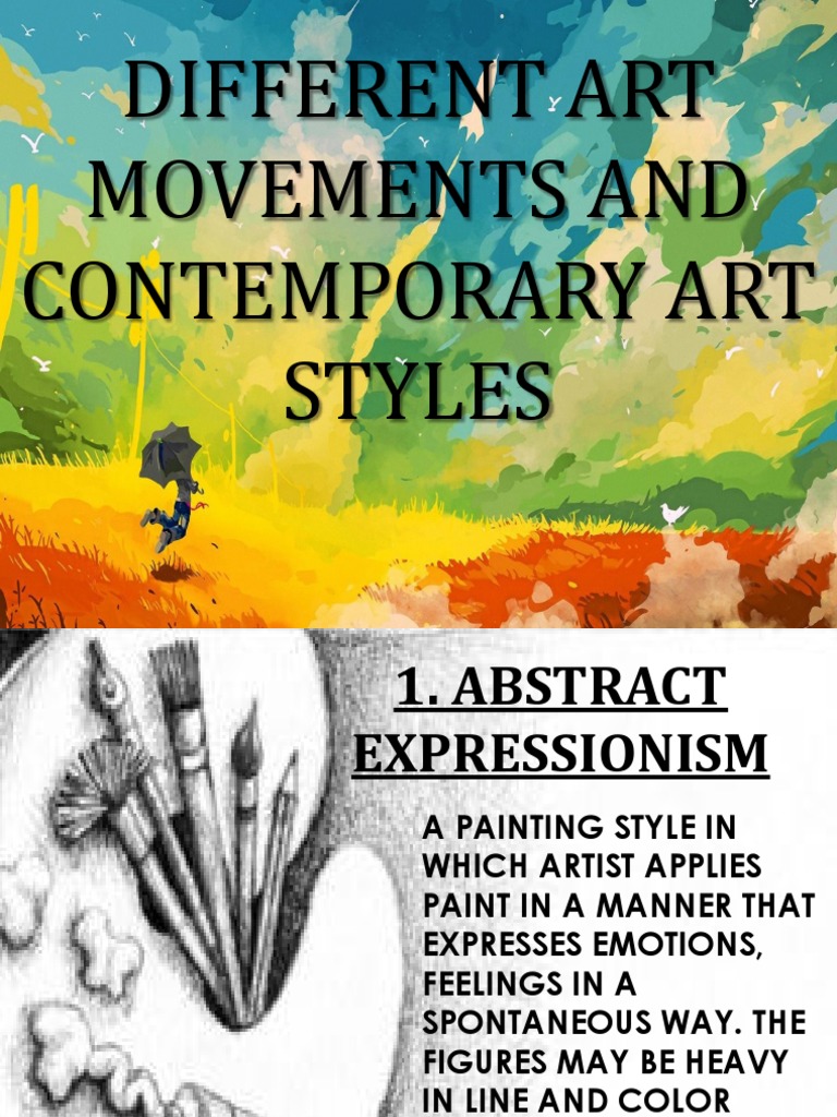 Contemporary Art Movements Overview | PDF | Paintings | Sculpture