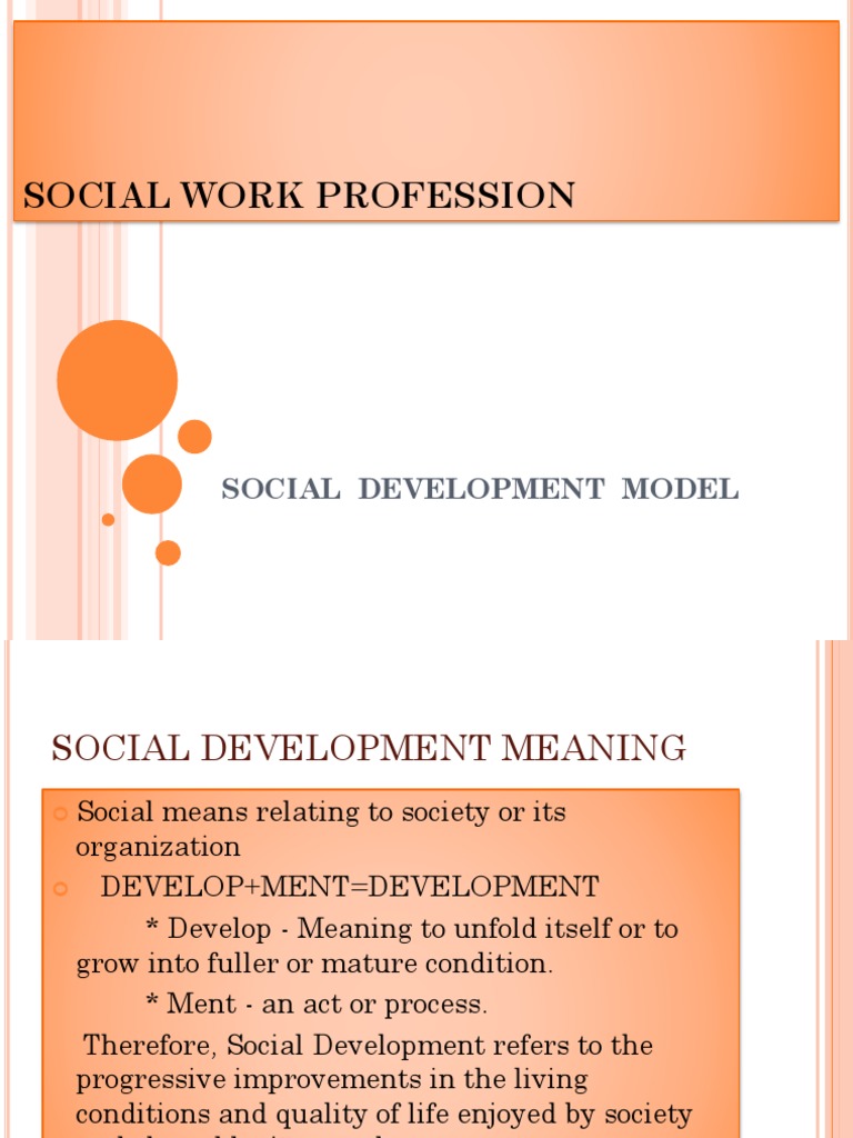 Social Development Model | PDF