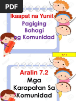 Q4 AP2 Serbisyong Kasapi NG Komunidad | PDF