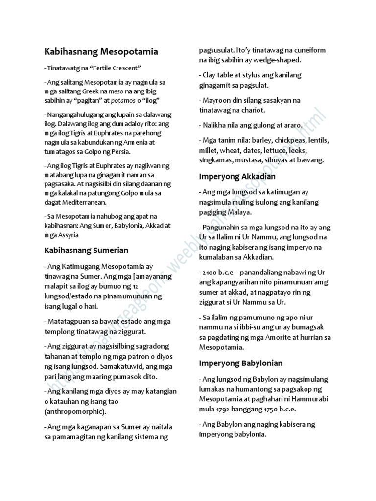 Grade 7 2ND Quarter Ap Notes | PDF