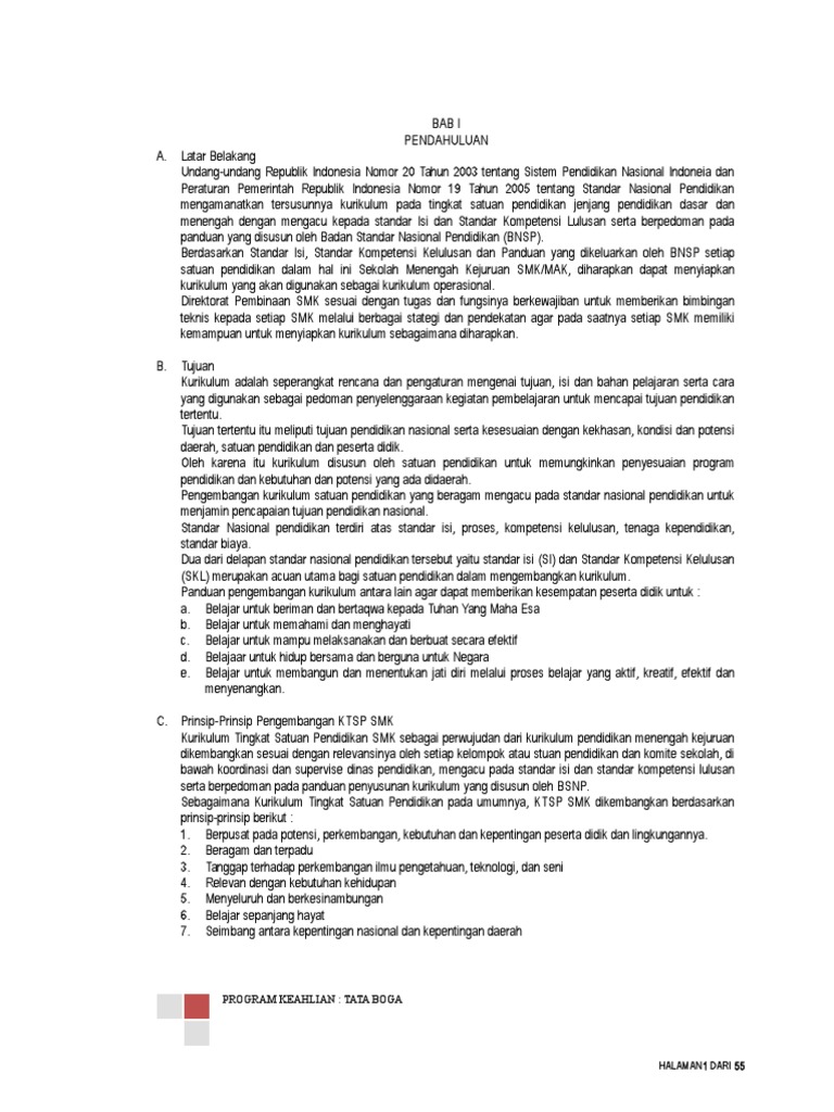 Dokumen 1 Tata Boga | PDF