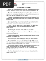 Reading Comprehension Grade 3 The Cheeky Mouse | PDF