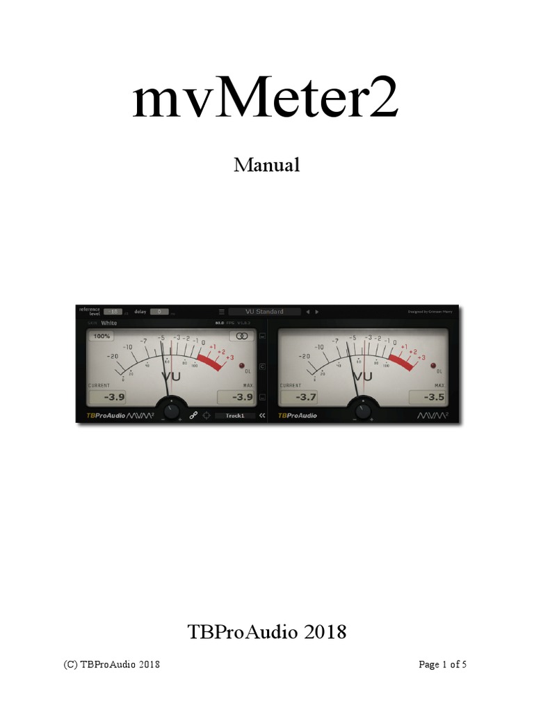 Mvmeter2 Manual | Download Free PDF | Computing | Software