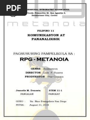 Rpg Metanoia Zero
