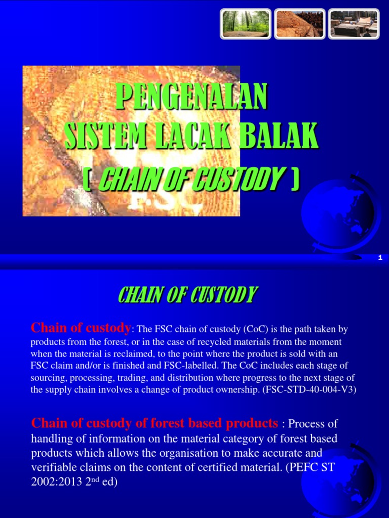 Modul 1 - Pengenalan COC FSC PEFC | PDF | Forest Stewardship Council | Forestry