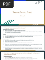 Study of TESCO Supply Chain | PDF | Tesco | Retail