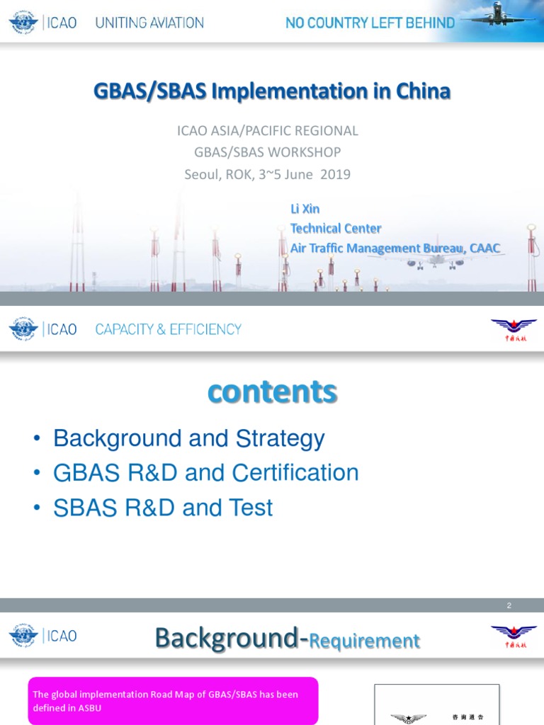 China GBAS/SBAS Aviation Strategy | PDF | Global Positioning System ...