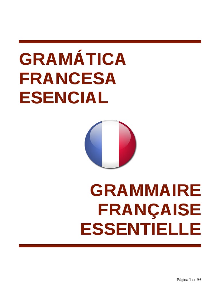Gramatica Francesa Esencial | PDF | Verbo | Adjetivo