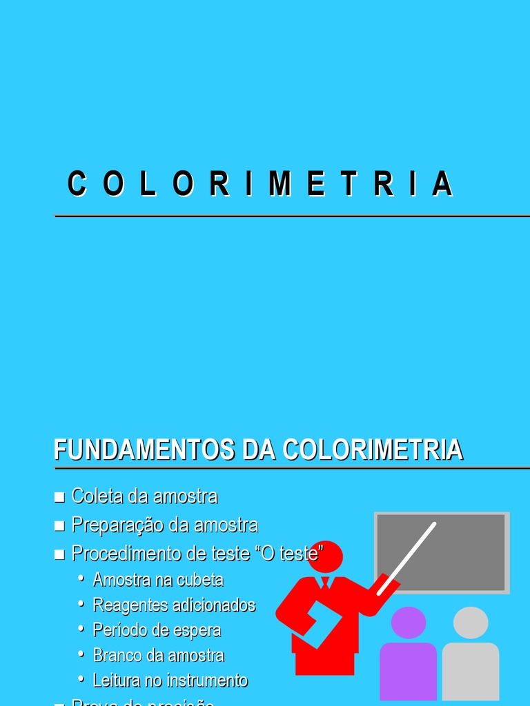 Fundamentos da Colorimetria Química | PDF