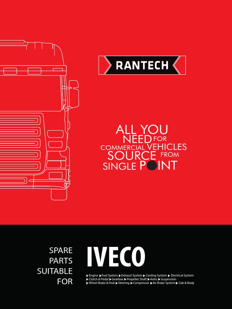 Rantech Iveco Catalogue-RDC PDF | PDF | Transmission (Mechanics) | Truck