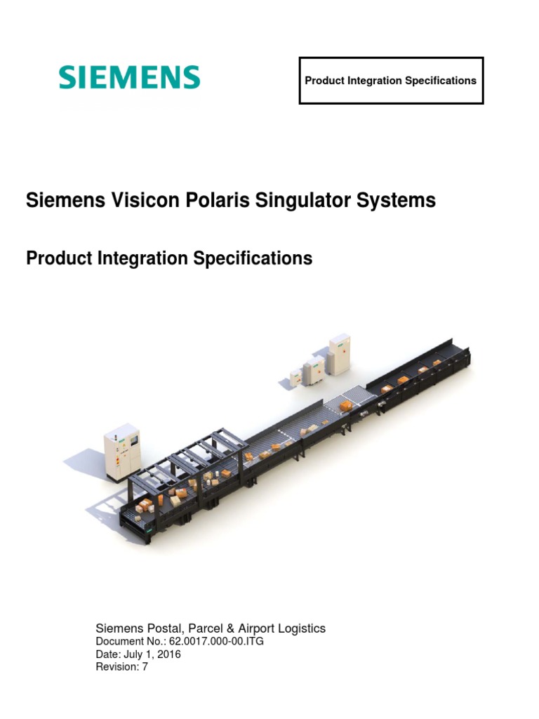 Siemens Visicon Polaris Integration Specifications v7 | Programmable ...