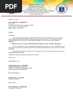 Justification Letter For DTR | PDF