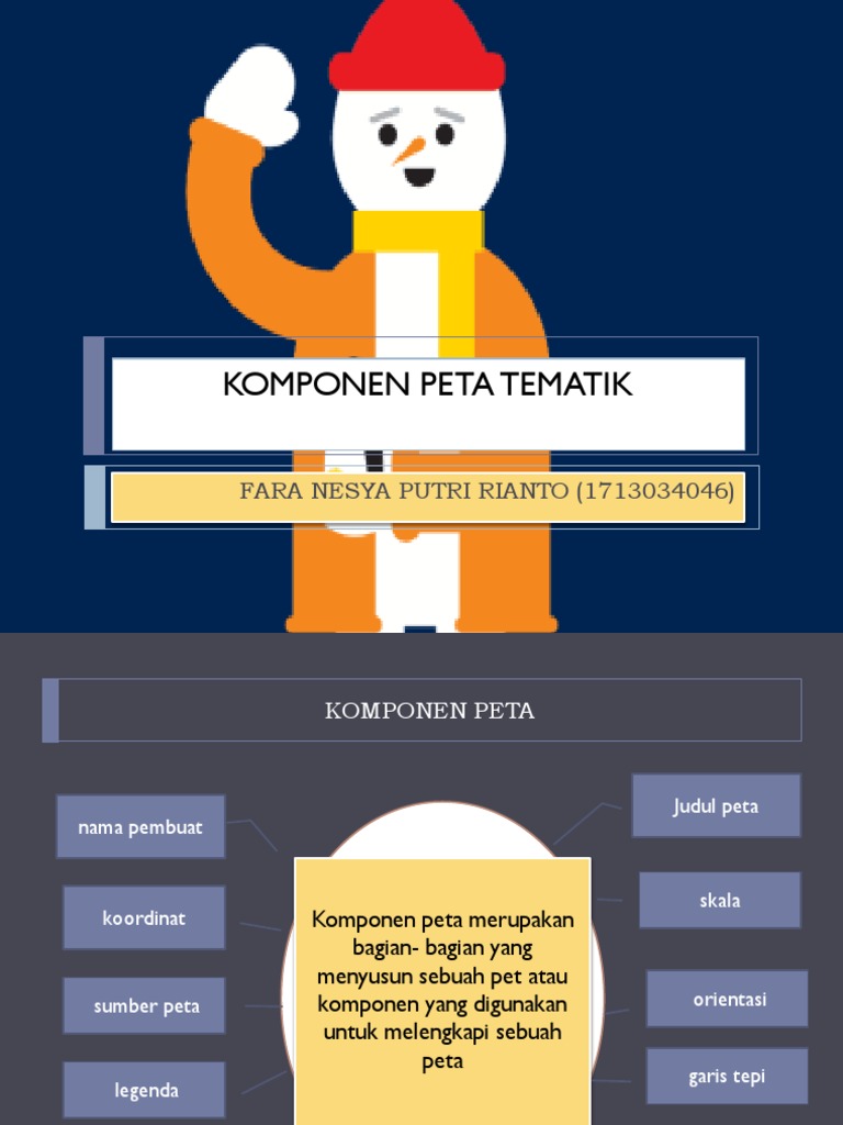 Komponen Peta Tematik Kelas 7 | PDF