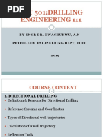 Directional Drilling Math | PDF | Oil Well | Angle