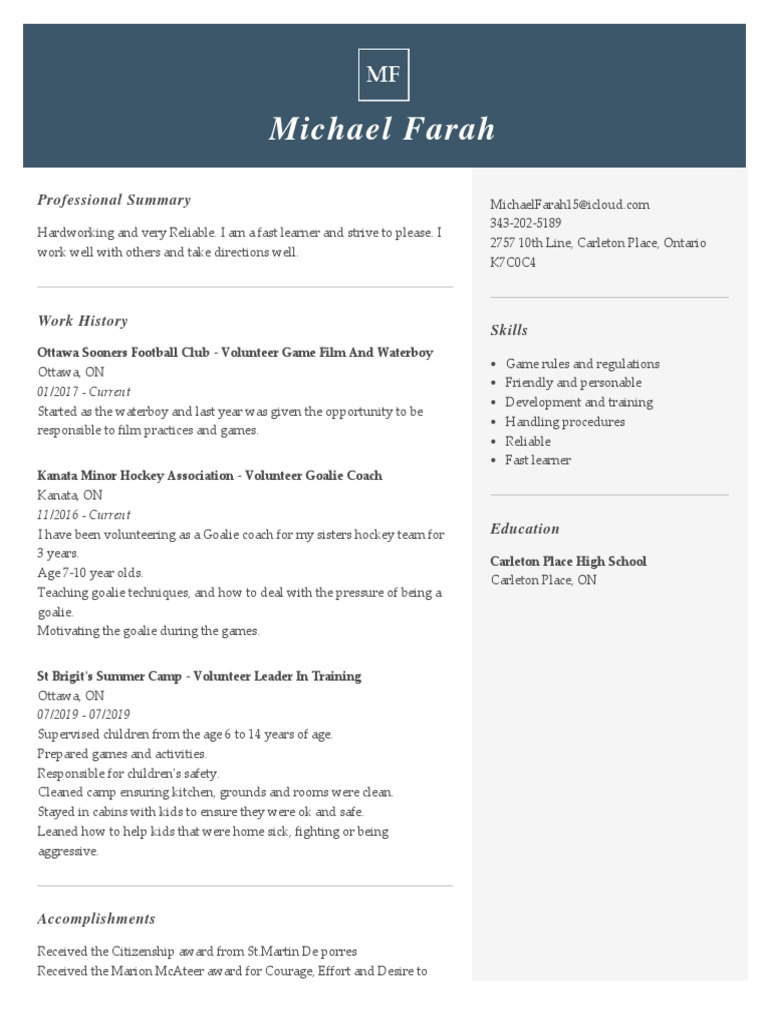 Michael Farah Resume | PDF | Learning | Behavior Modification