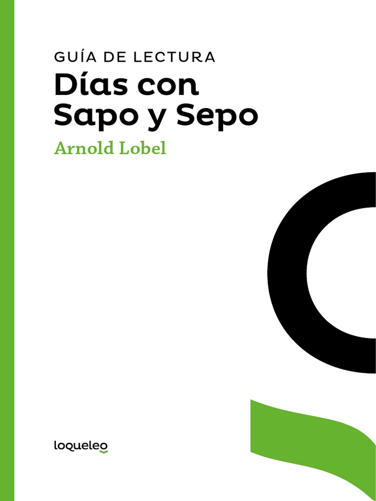 Guia de Lectura Dias Con Sapo y Sepo PDF | PDF