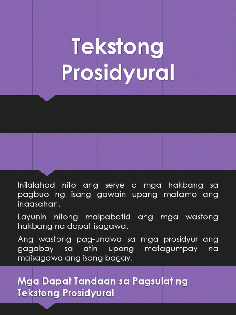 Tekstong Prosidyural | PDF